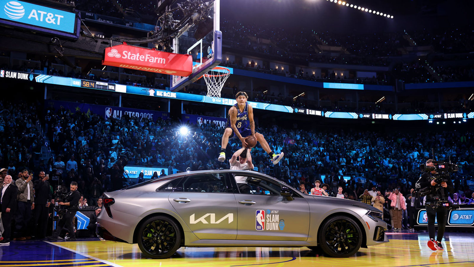 Mac McClung wins NBA Slam Dunk Contest for third year in a row
