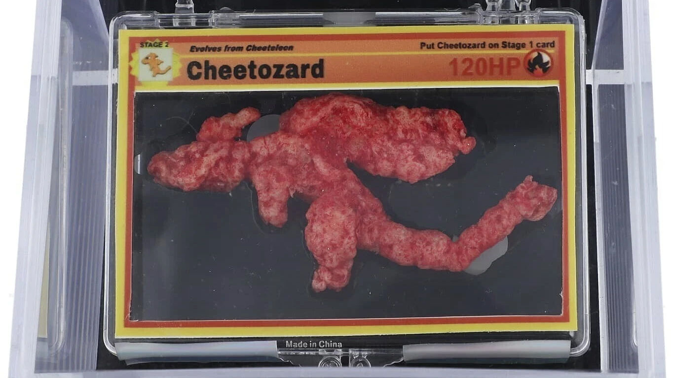 Cheeto that Resembles Charizard Sells for $87,000 USD
