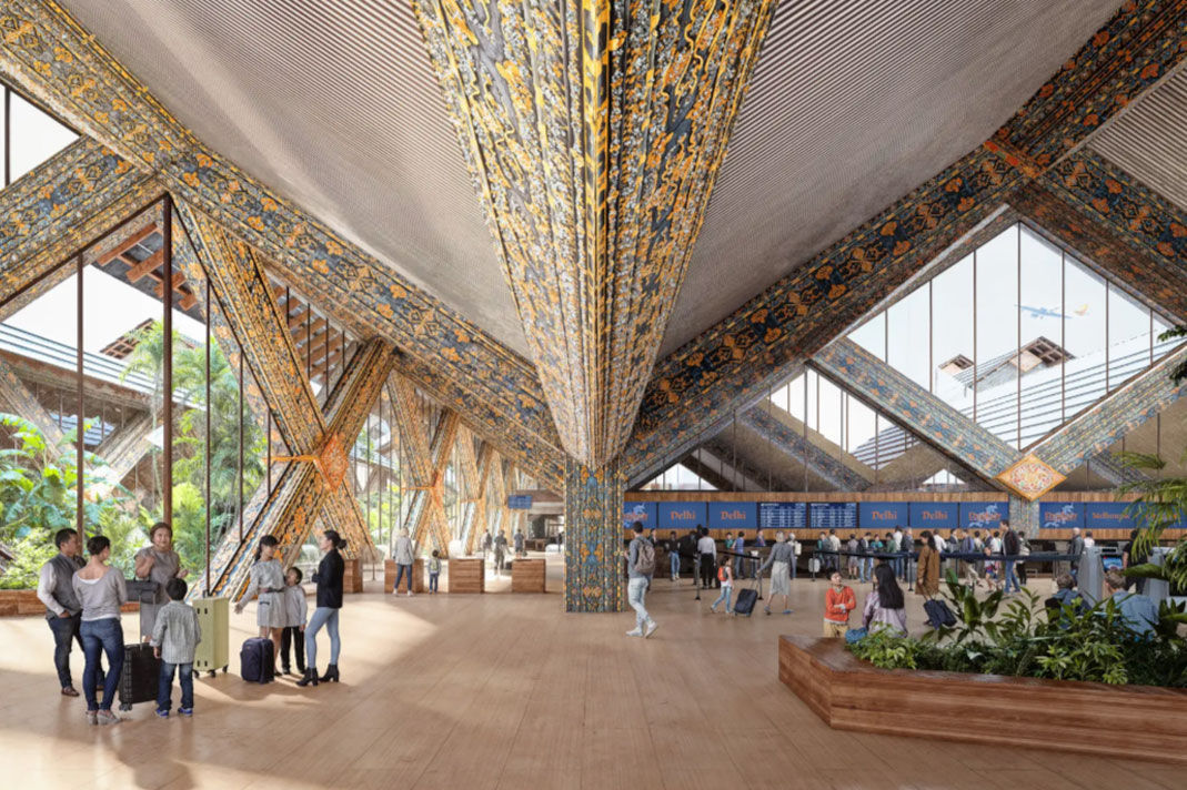BIG unveils utopian design for Bhutan's Gelephu International Airport
