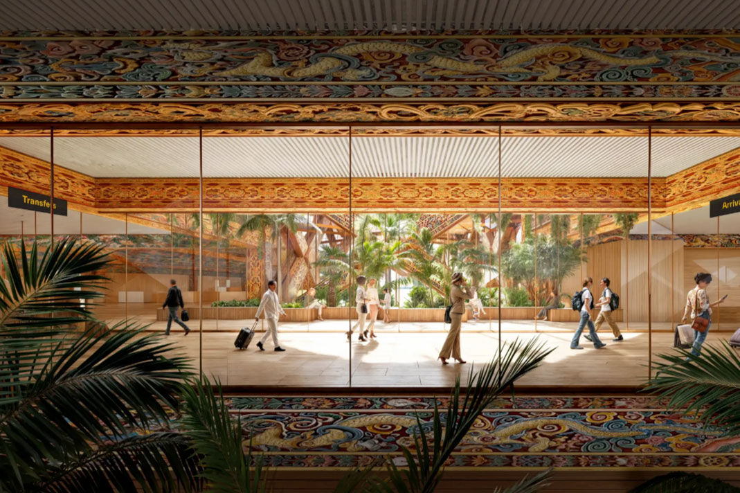 BIG unveils utopian design for Bhutan's Gelephu International Airport