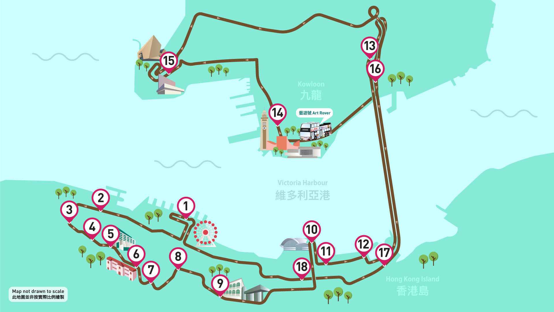 Enjoy 'art discovery' bus route by HKTB and Citybus for free on March 29