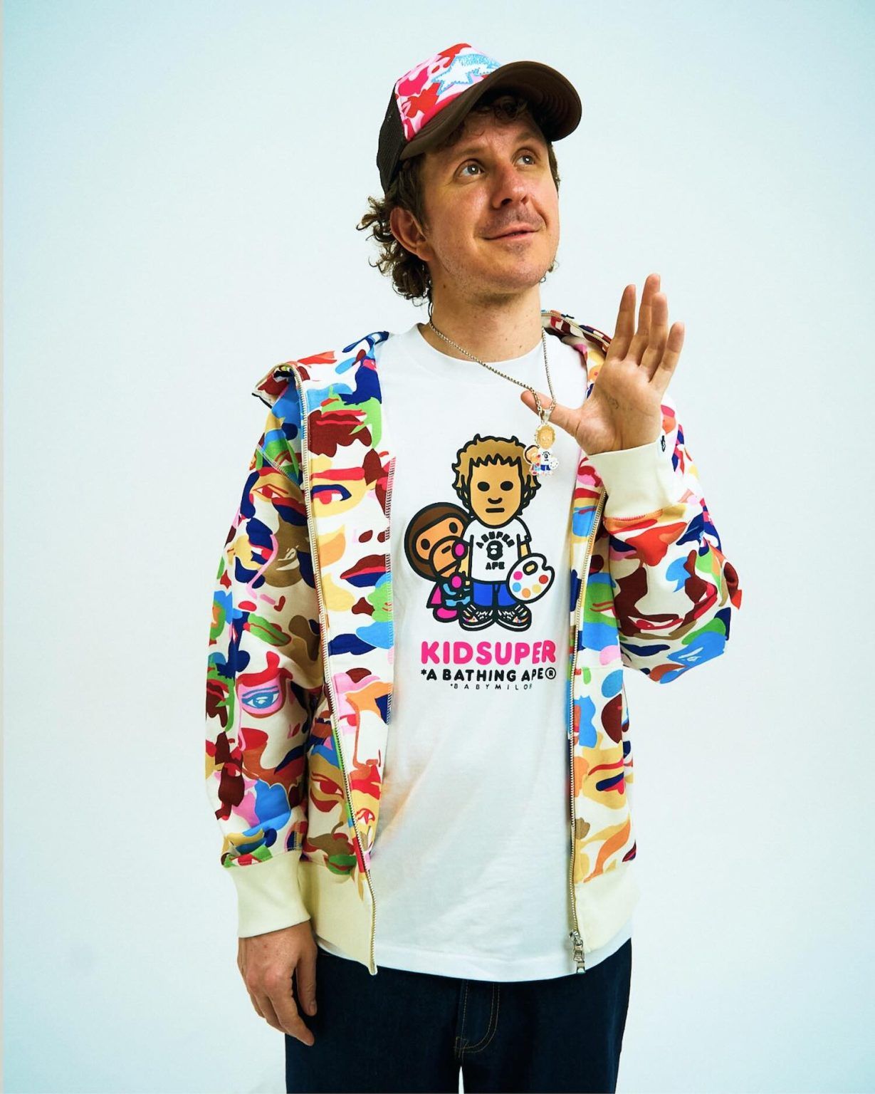 Kai Cenat and Ray star in BAPE x KidSuper's latest campaign