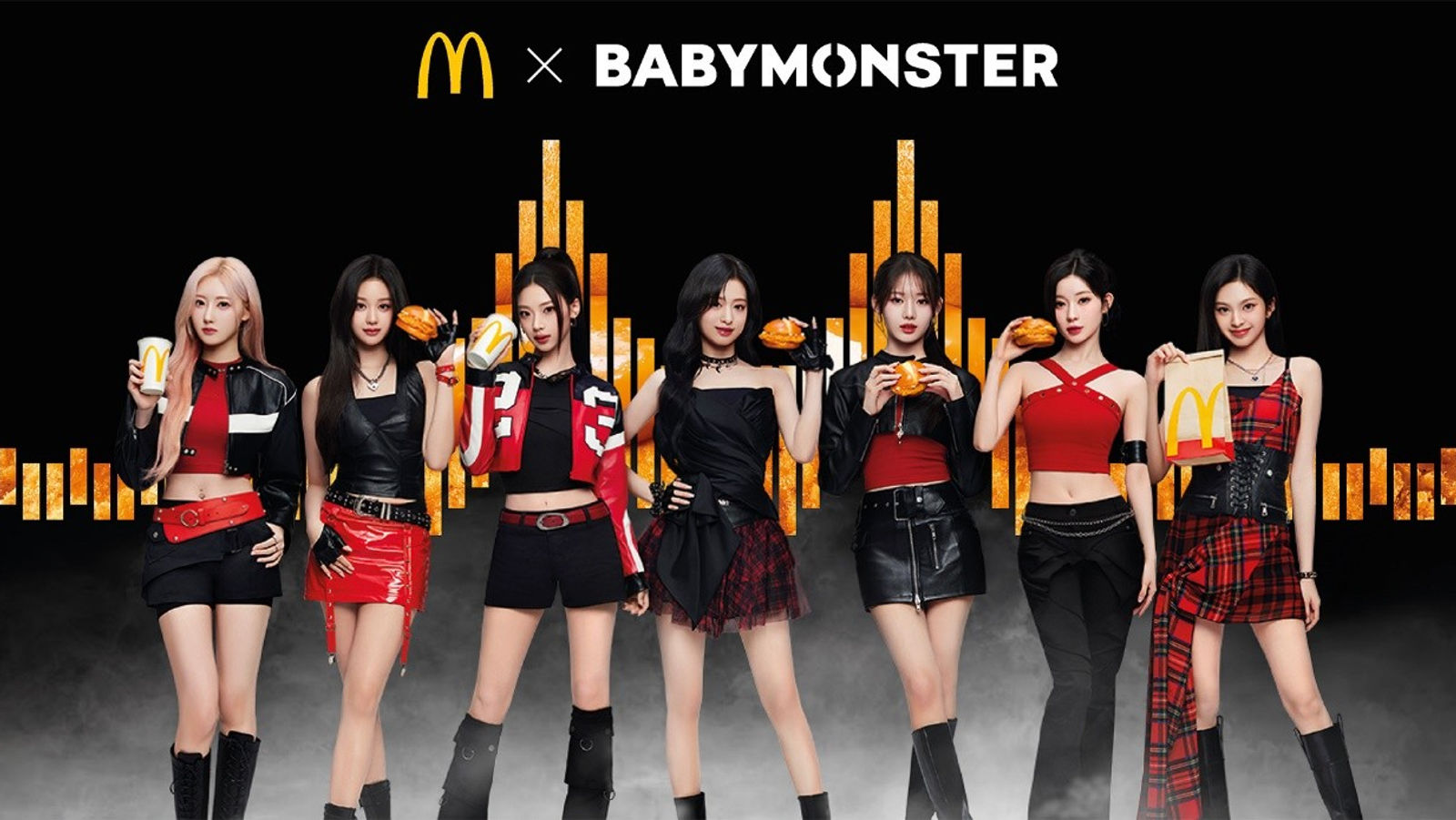 BABYMONSTER Joins McDonald's HK for McCrispy Collaboration