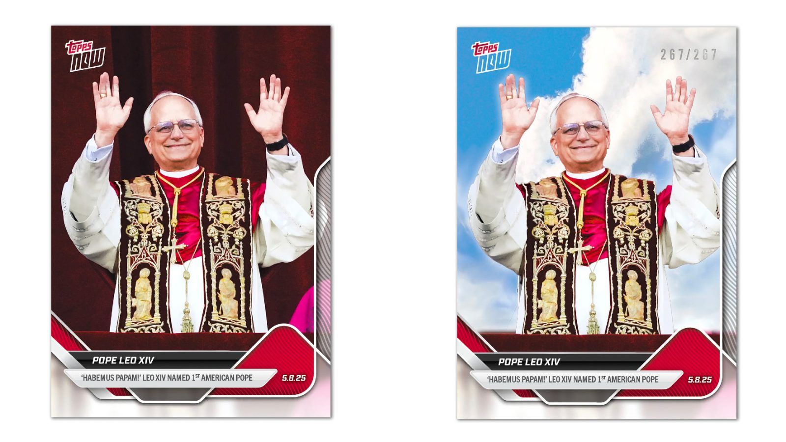 Topps Pope Leo XIV Trading Card Sets Record With 133,535 Copies Sold