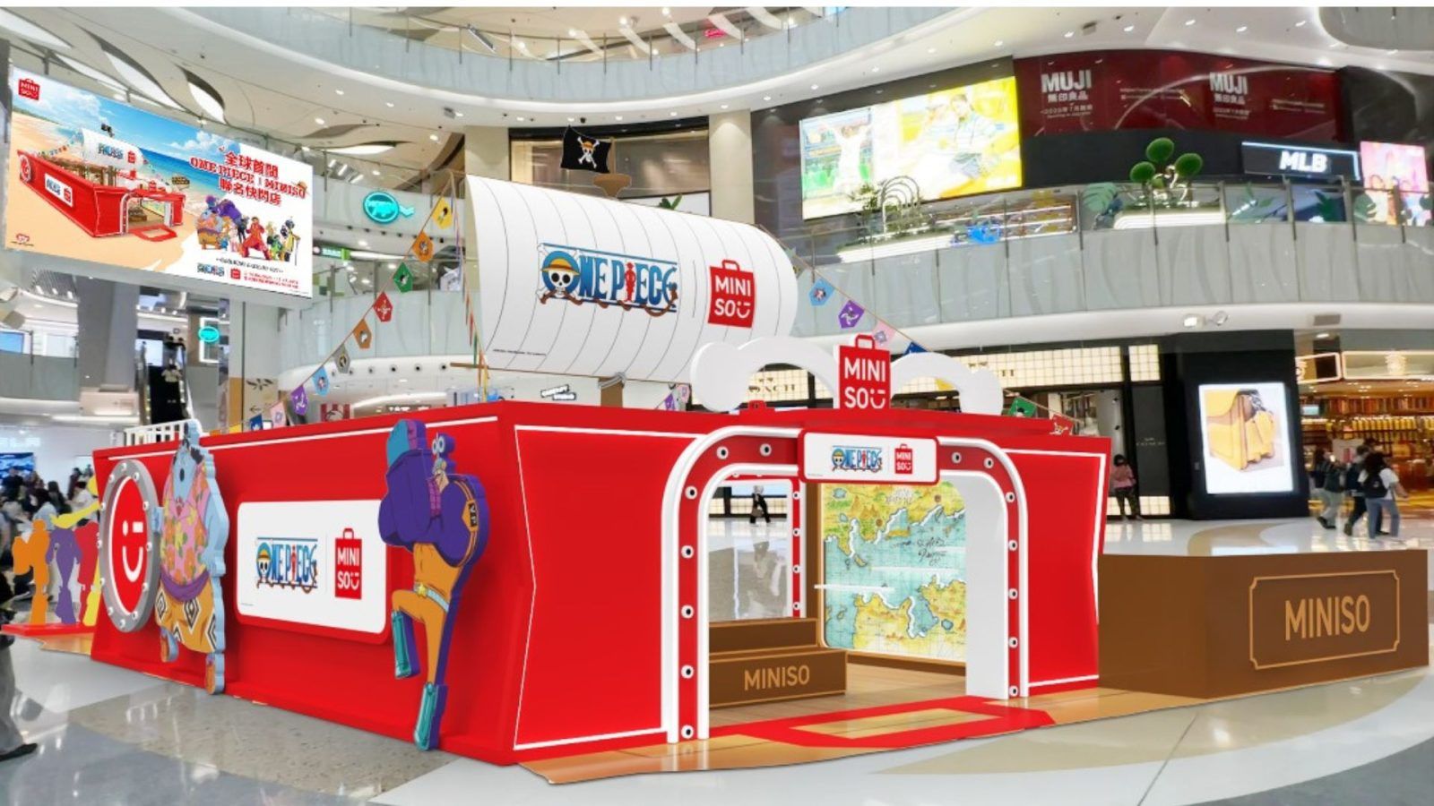 Explore the 'One Piece' x MINISO pop-up store at MOKO this summer