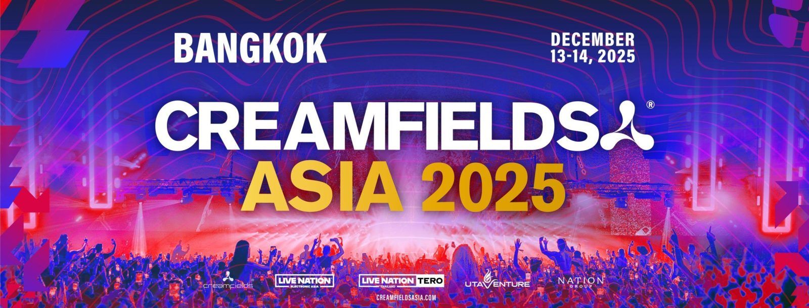 Creamfields Asia set to debut in Bangkok this December 2025 | LSA HK