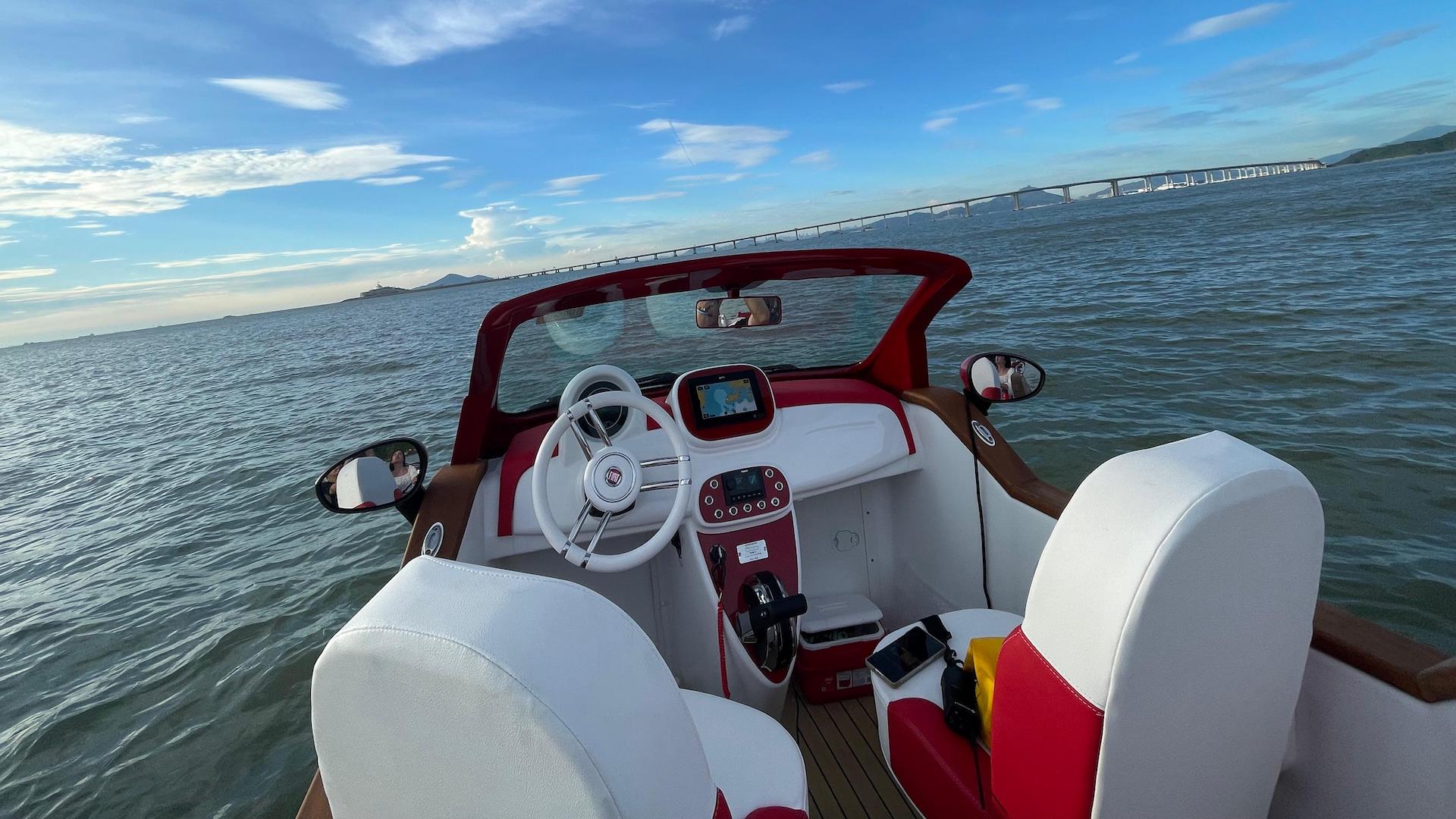Goofy Waves launches the first ever Fiat 500 boat in Hong Kong