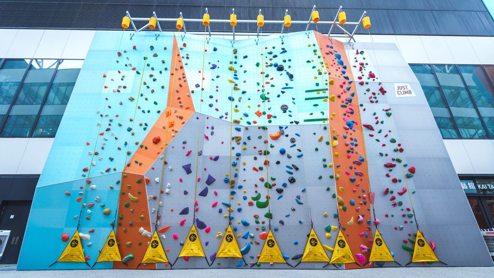 JUST CLIMB Kai Tak is HK's first covered integrated climbing wall