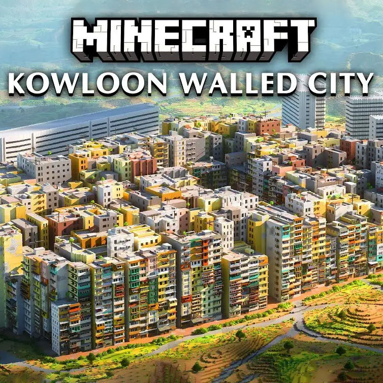 Sluda Builds Creates Minecraft Version of Kowloon Walled City