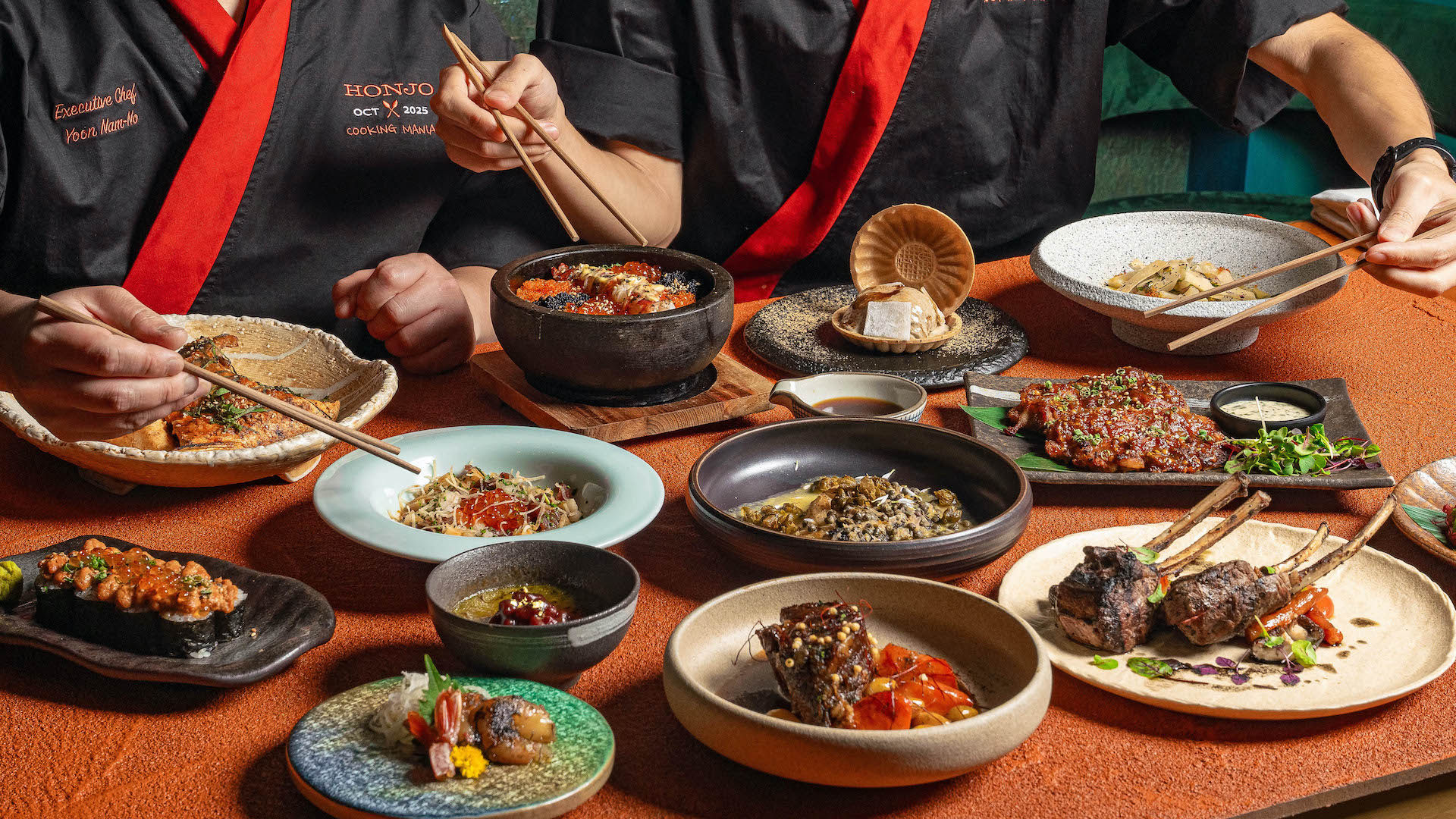 Look out for the Honjo x Cooking Maniac four-hands dinner collab