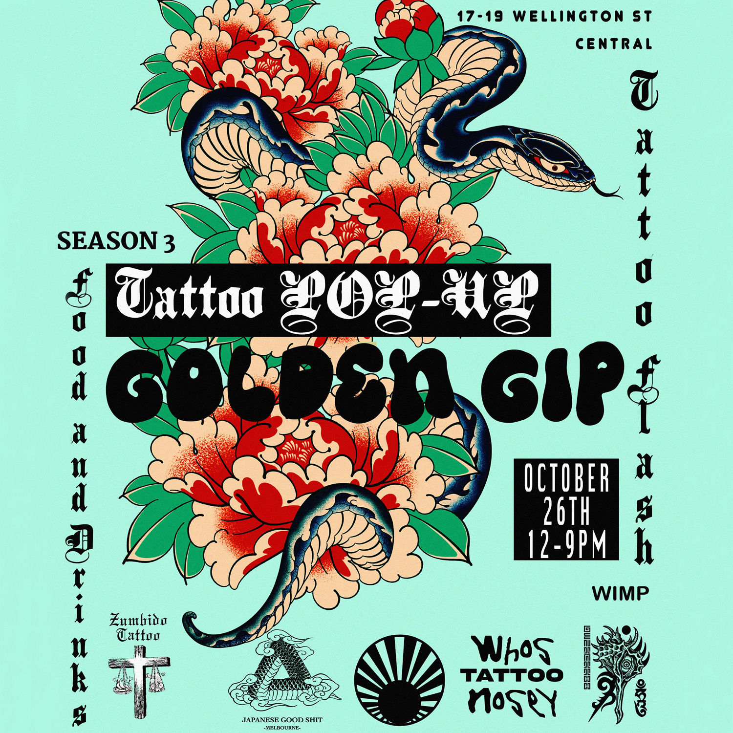 GOLDEN GIP Announces Season 3 of Tattoo Pop-Up Series