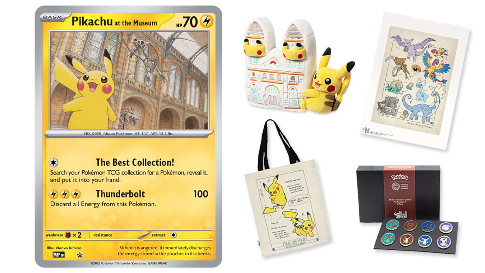 The Natural History Museum Pikachu Promo Has Been Revealed