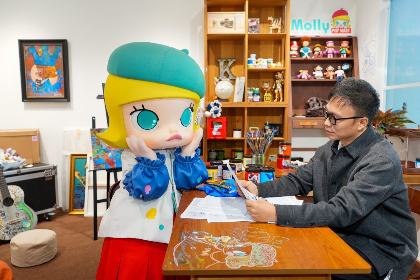 POP MART MOLLY 20th anniversary exhibition opens in West Kowloon