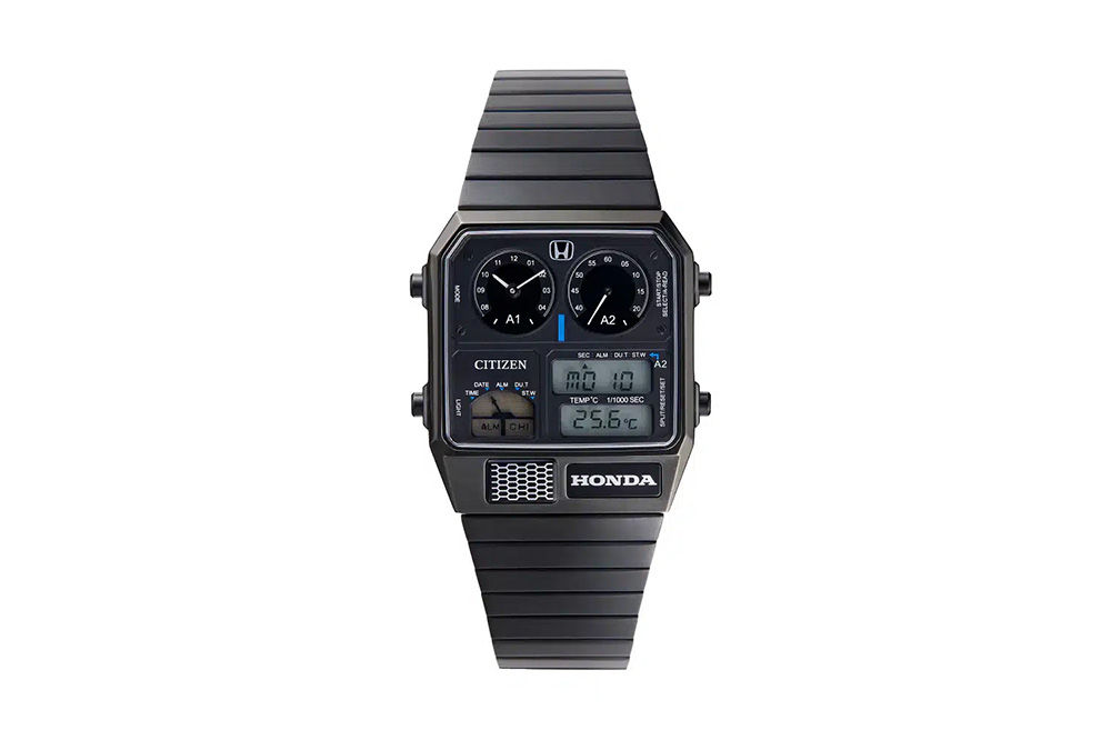 Citizen Joins Honda for a "Prelude" Ana-Digi Temp Watch