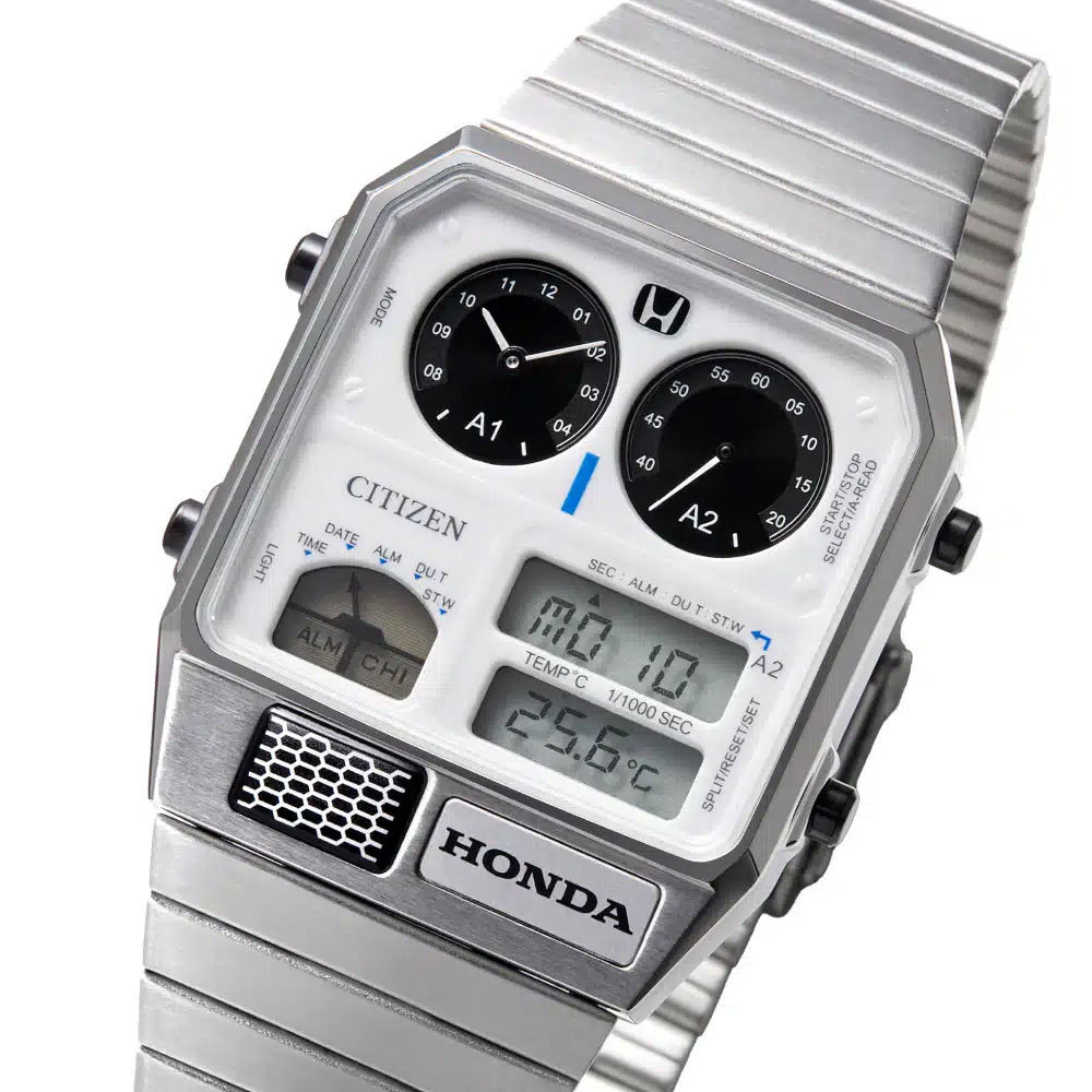 Citizen Joins Honda for a "Prelude" Ana-Digi Temp Watch
