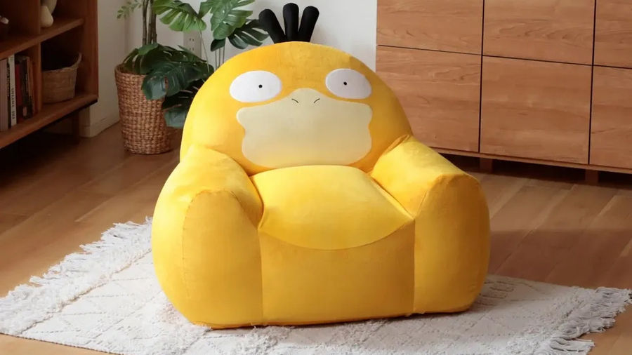 Let Your Headaches Melt Away in This Pokémon Psyduck Chair