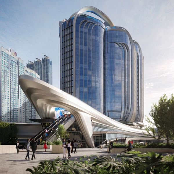 West Kowloon IGC by Zaha Hadid Architects Nears Completion