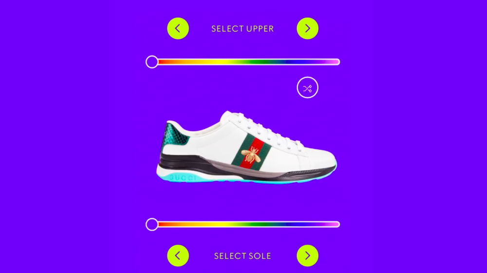 Gucci's new virtual app lets you design the sneakers of your dreams