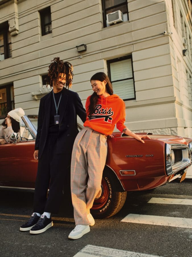 BOSS and Russell Athletic are back with a baseball-themed collection