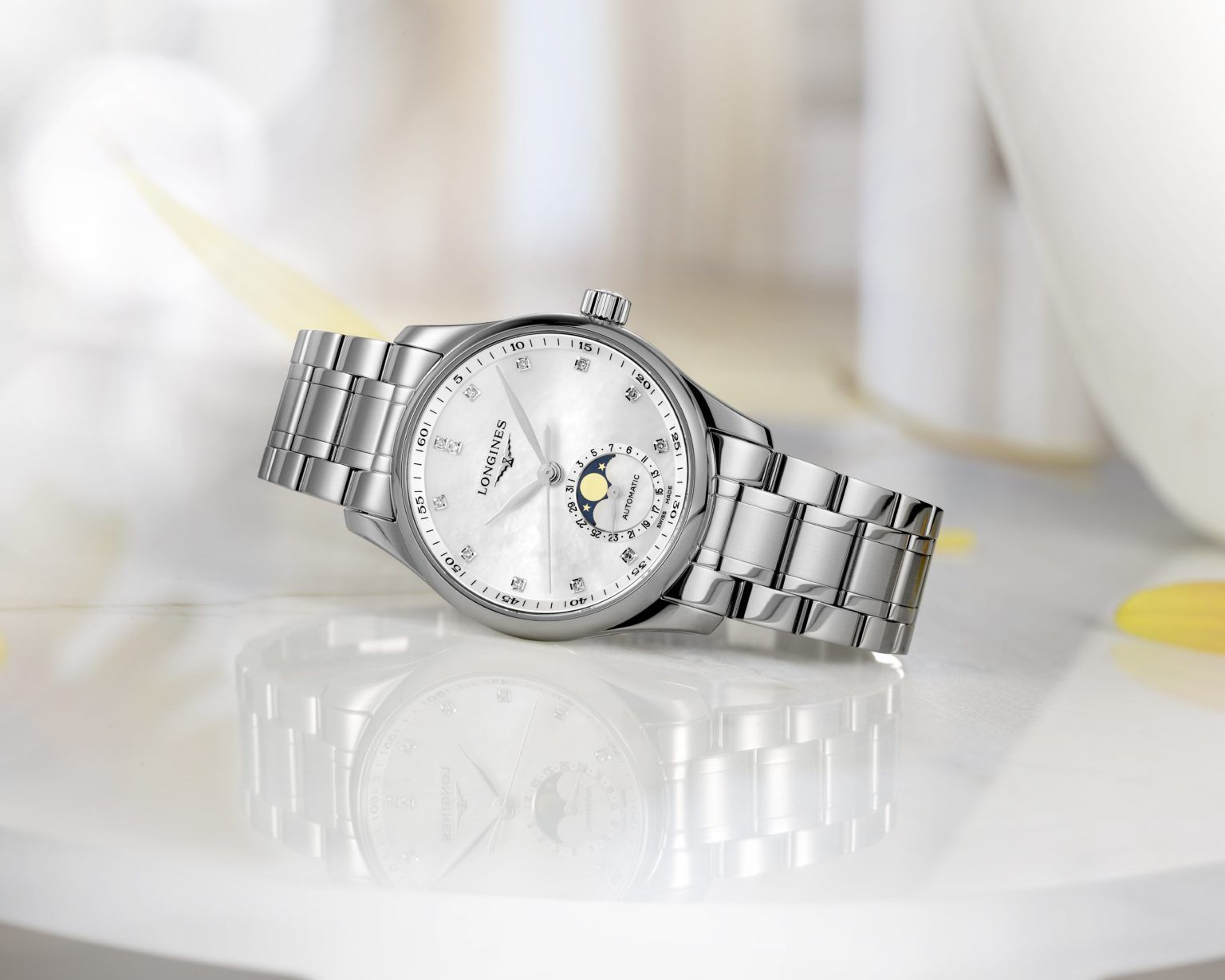 Longines adds a new ladies moon phase watch to its Master Collection