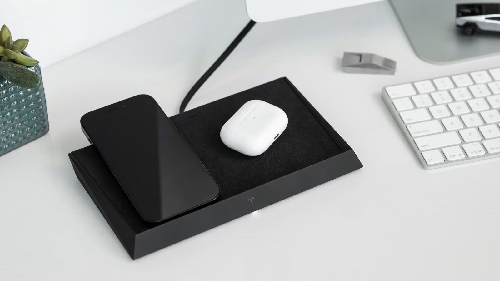 Tesla has a new wireless charging pad and it can charge three devices