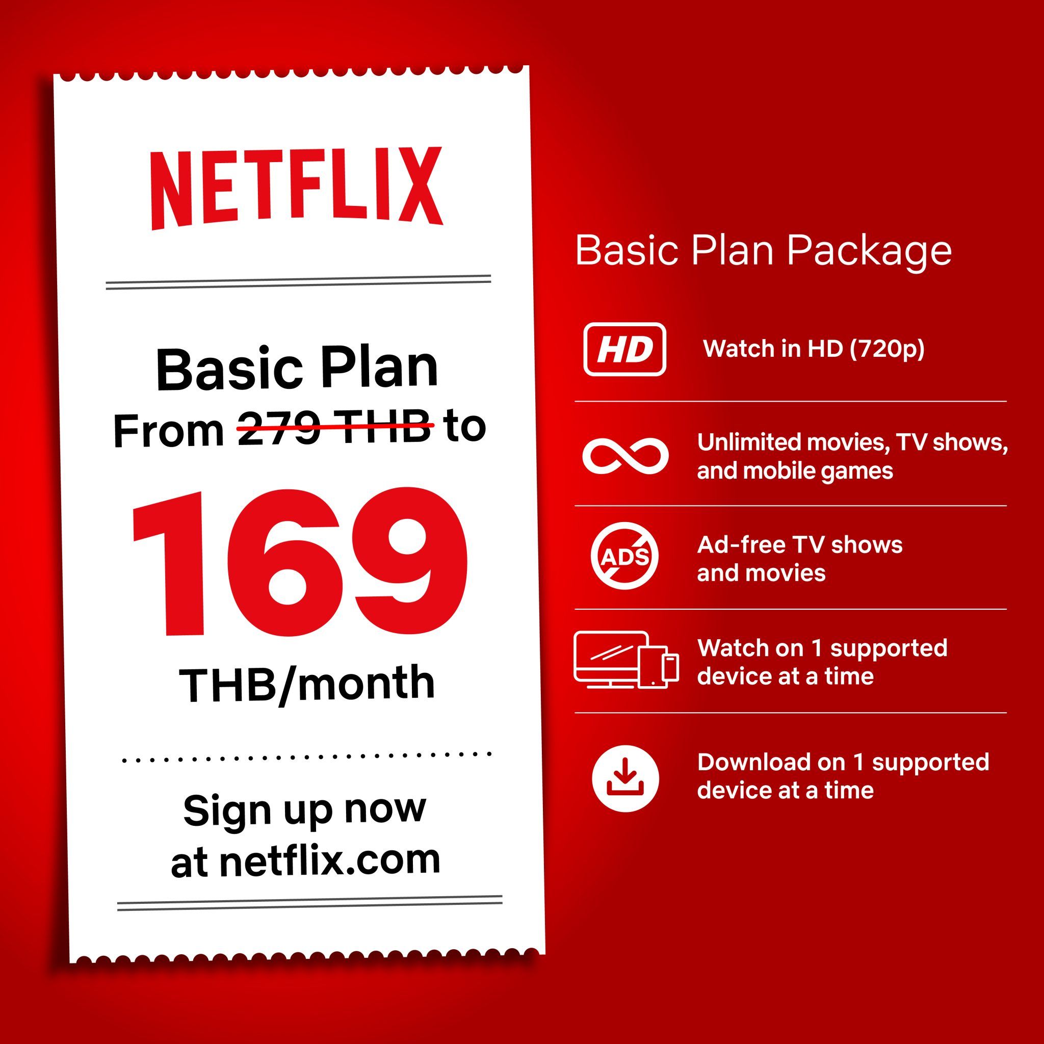 Netflix announces new price for base subscription