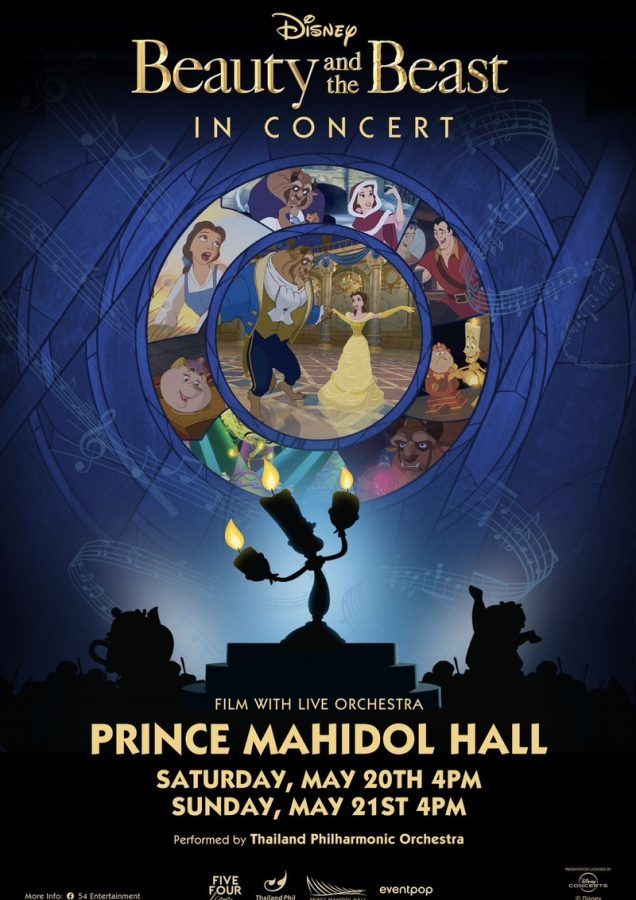 Watch Beauty and the Beast with a live orchestra at Mahidol Hall this May