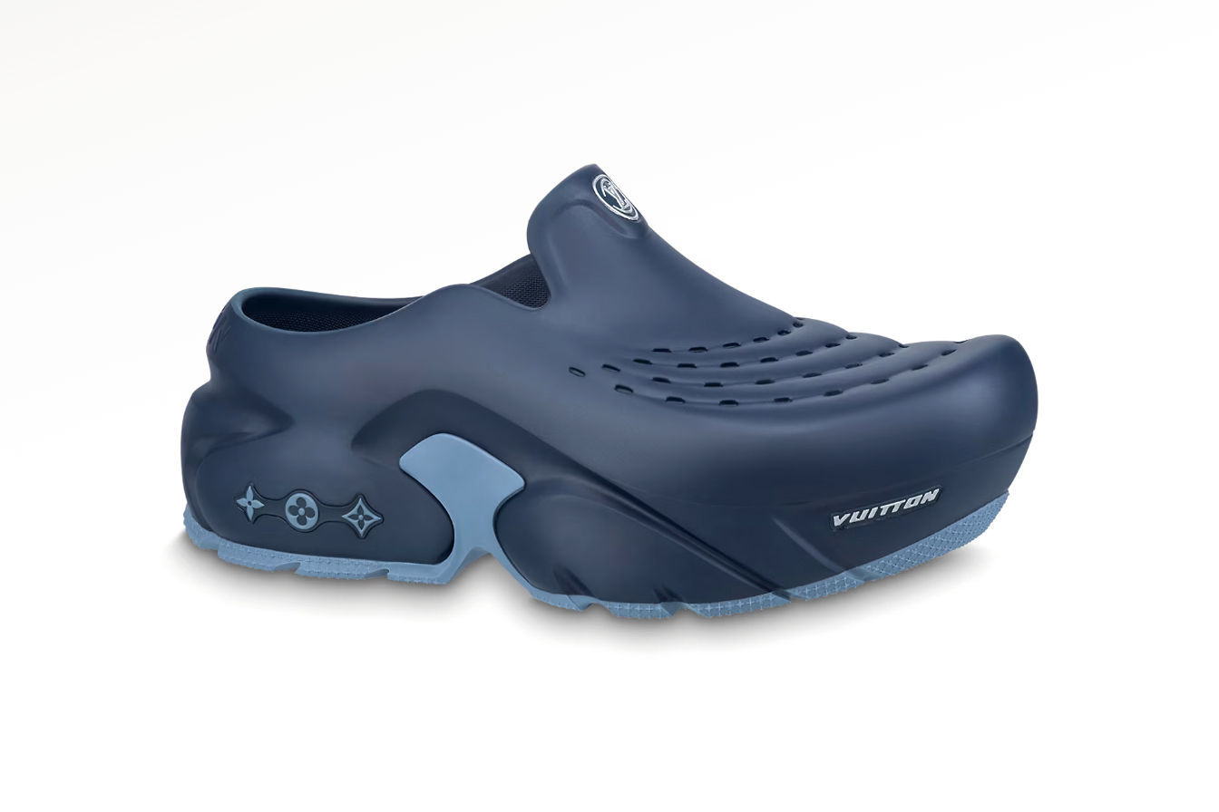 Louis Vuitton Releases its SS23 LV SHARK Foam Clogs