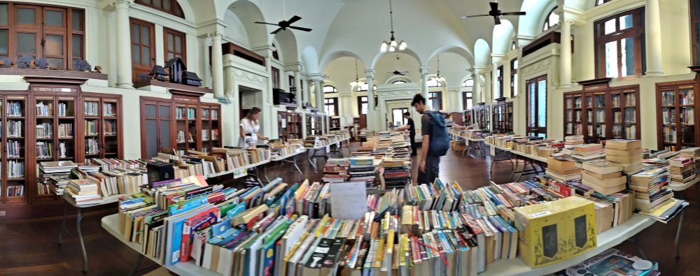 The Neilson Hays Library book sale starts at THB 20