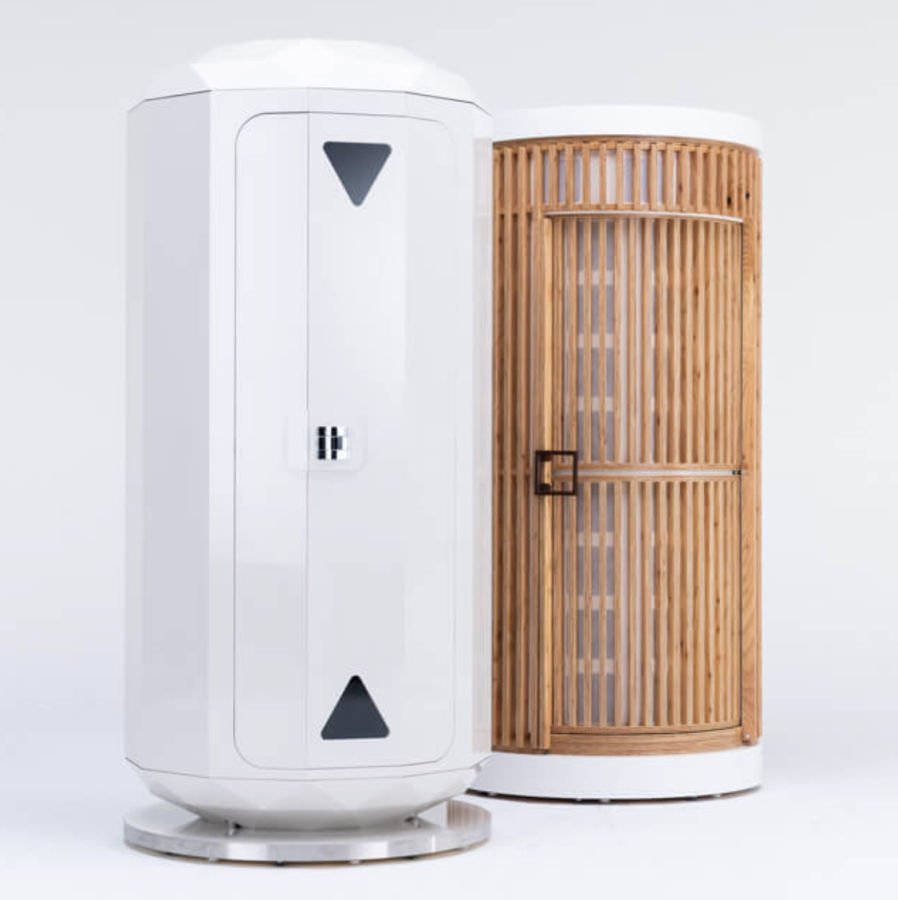 These sleeping pods in Japan let you nap standing up while at work