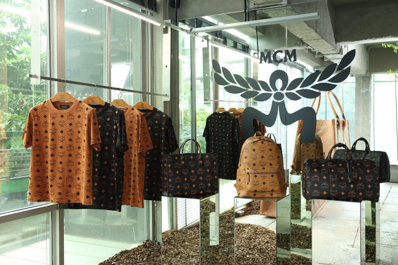 Take a look inside the opening of MCM x Tangible Café in Bangkok