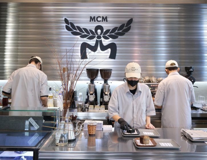 Take a look inside the opening of MCM x Tangible Café in Bangkok