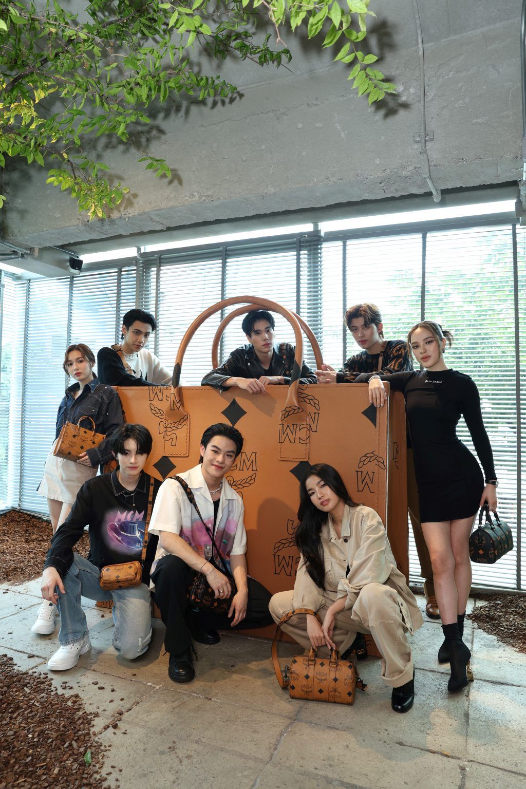 Take a look inside the opening of MCM x Tangible Café in Bangkok