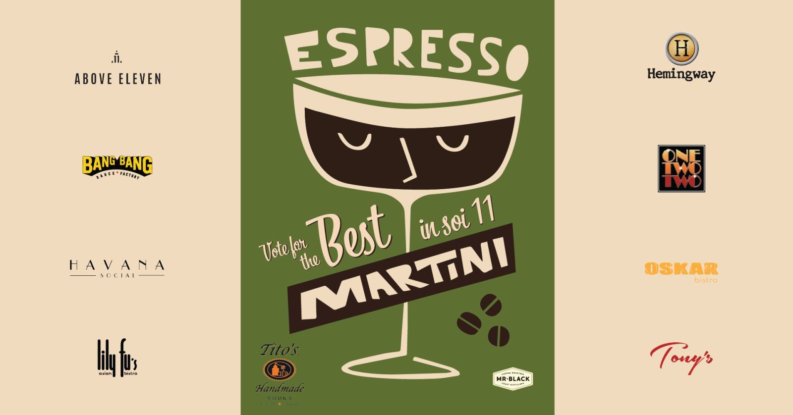 Sukhumvit Soi 11 to host Espresso Martini contest (and you can vote)