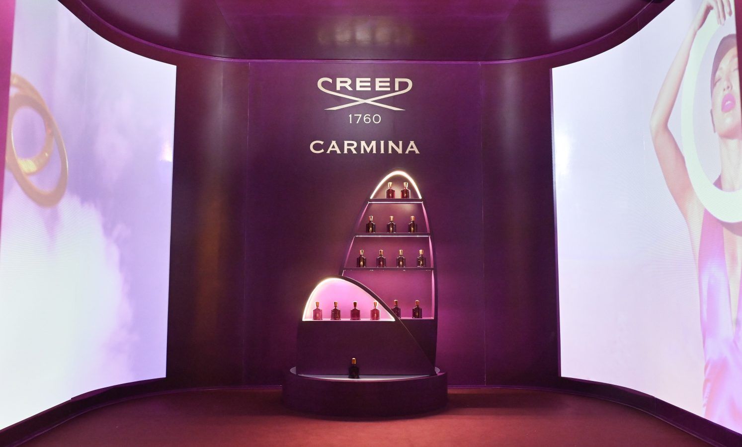 Creed opens a pop-up to unveil their latest fragrance, Carmina