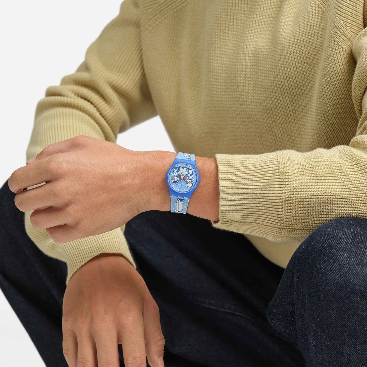 Swatch x The Simpsons carols you into Christmas with the holiday designs