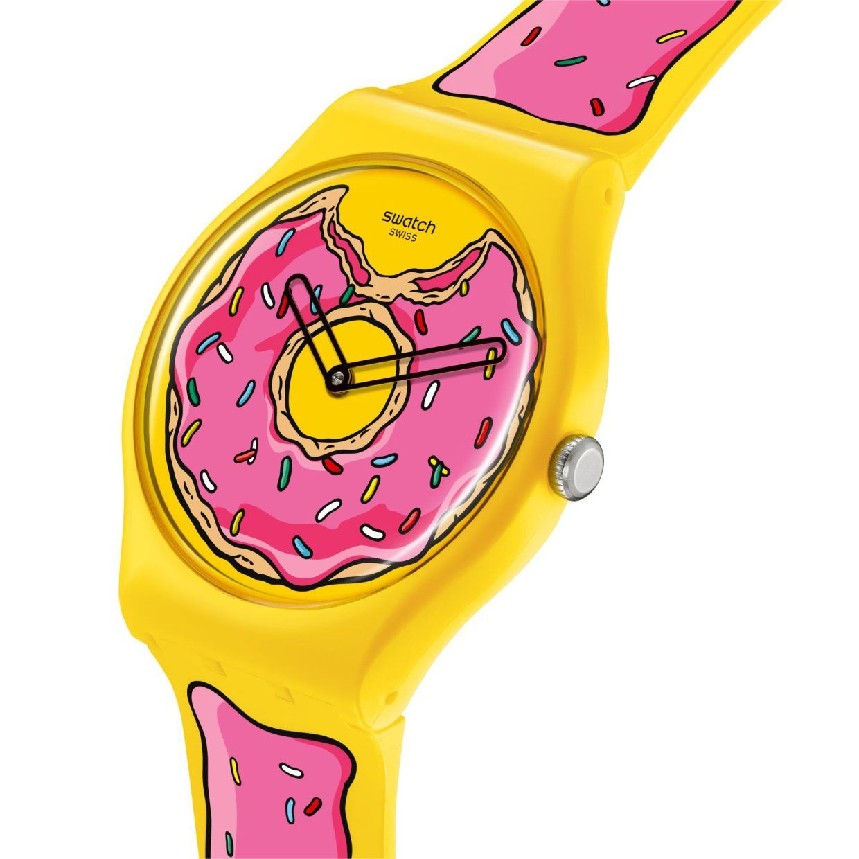 Swatch x The Simpsons carols you into Christmas with the holiday designs