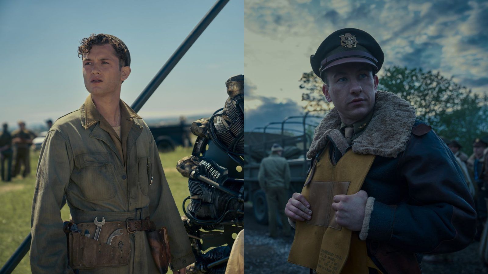 Barry Keoghan and Raff Law talk about filming Masters of the Air