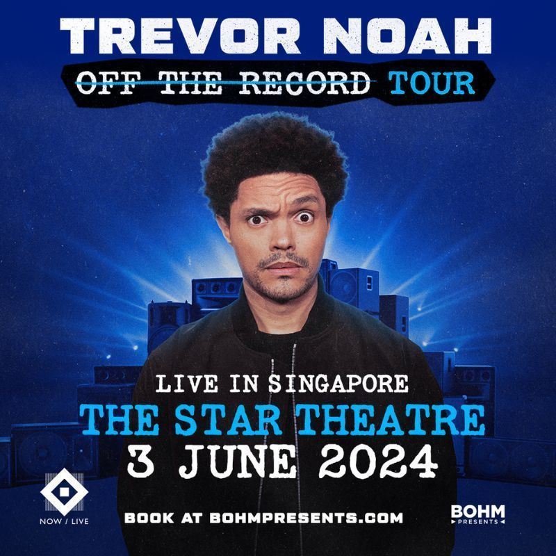 Trevor Noah is going to Singapore for his 'Off The Record Tour'