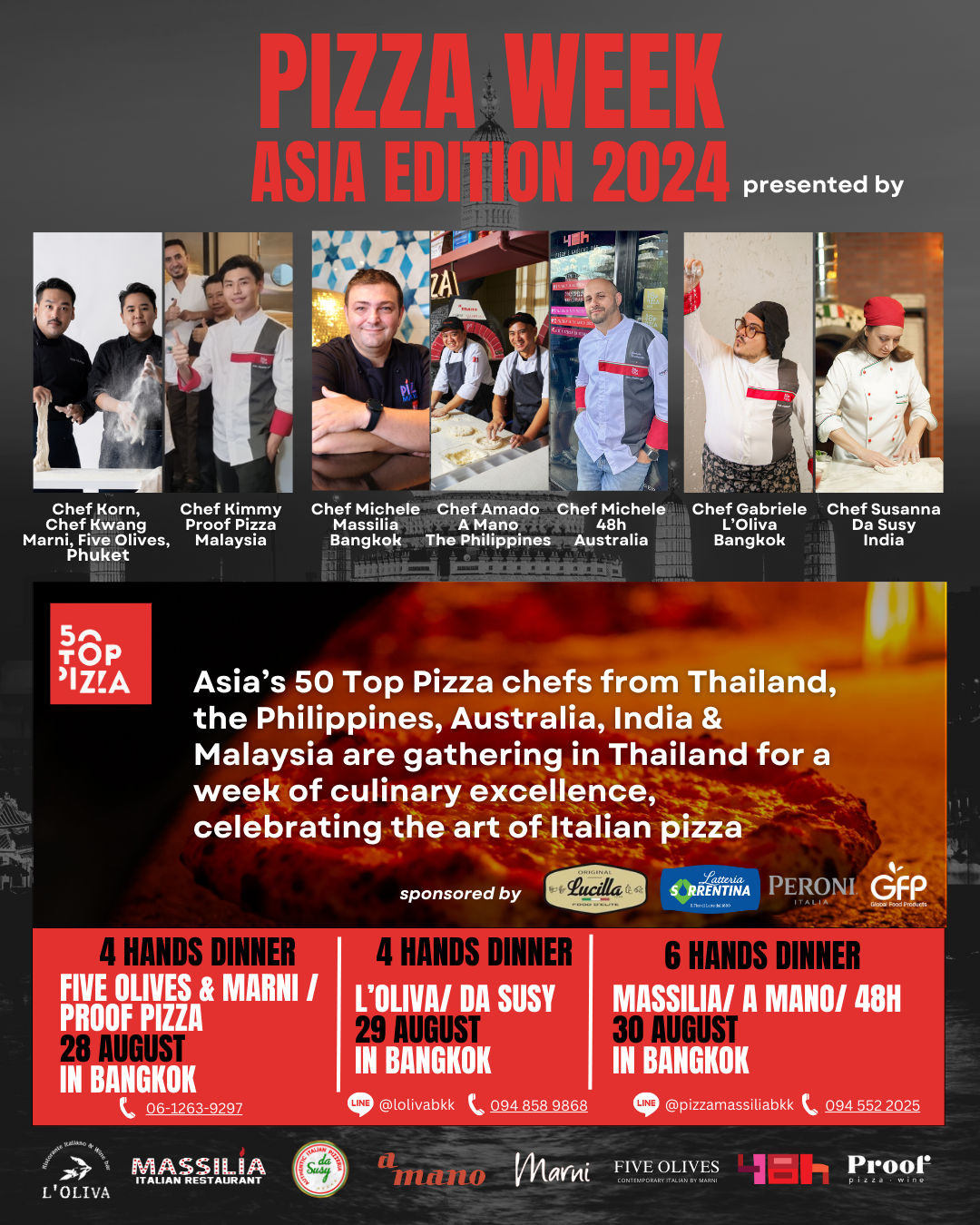 Pizza Week is coming to Bangkok this August