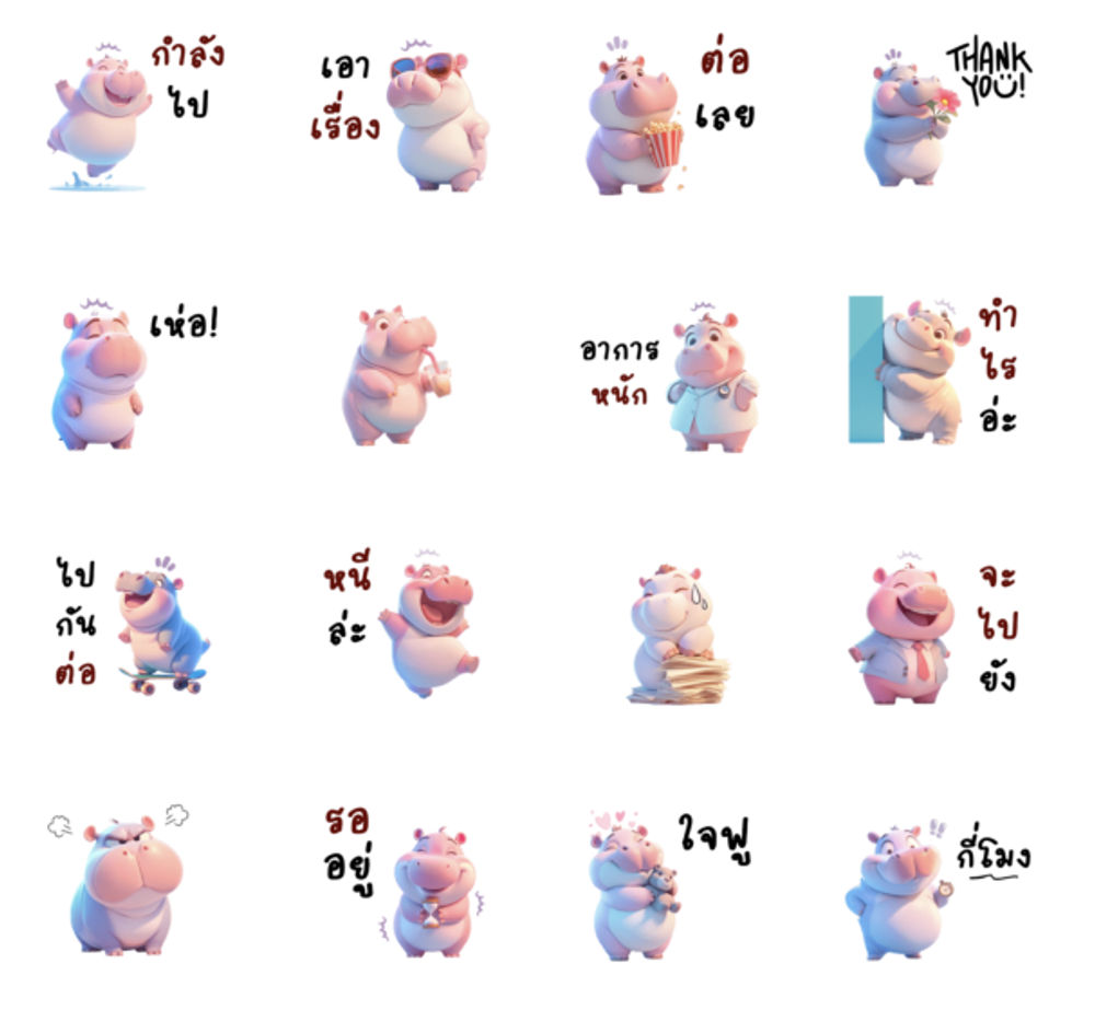 Moo Deng Line stickers to light up your group chat | Lifestyle Asia ...