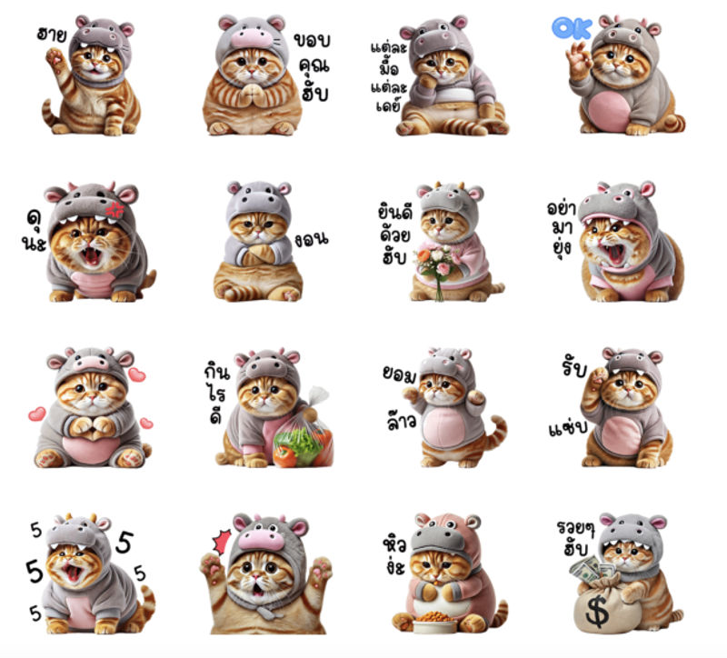 Moo Deng Line stickers to light up your group chat | Lifestyle Asia ...