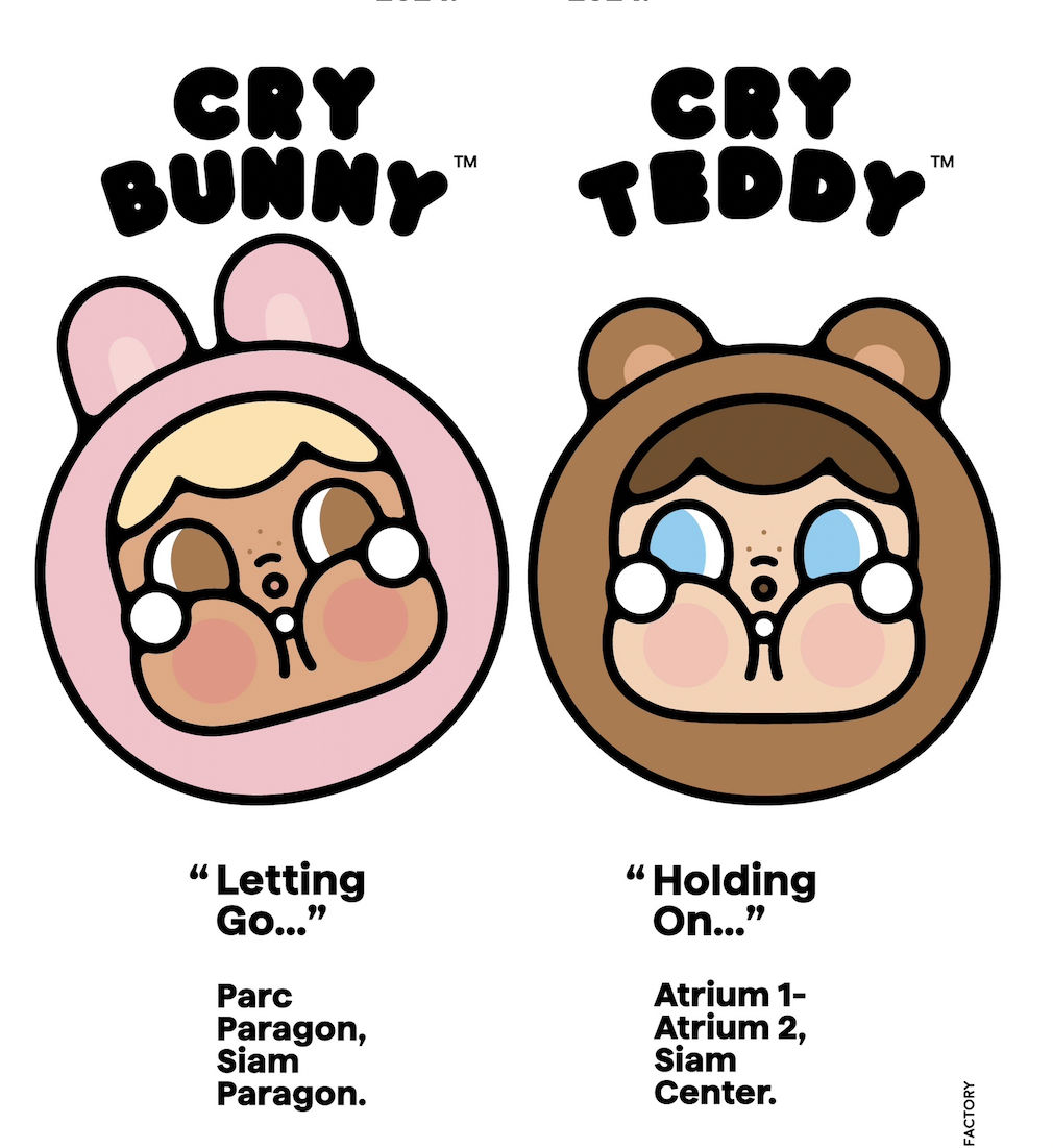 CryBunny and CryTeddy: Meet Bangkok's newest art toy obsession