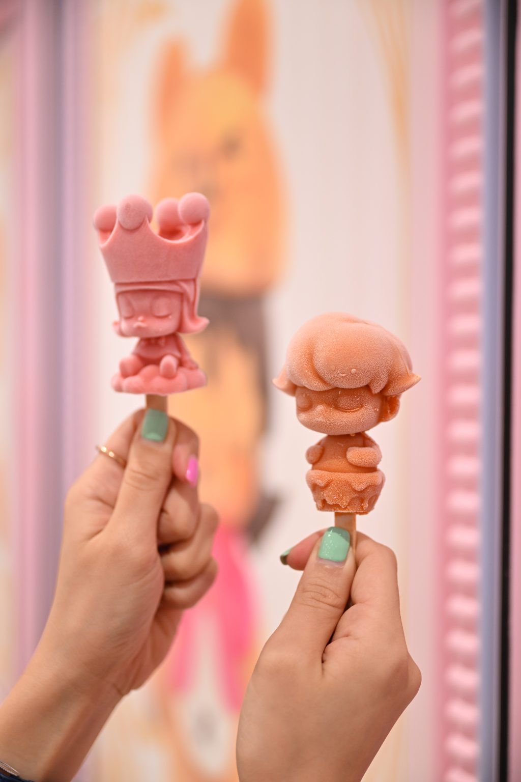 Inside the POP MART Cafe in Bangkok, the first in Southeast Asia