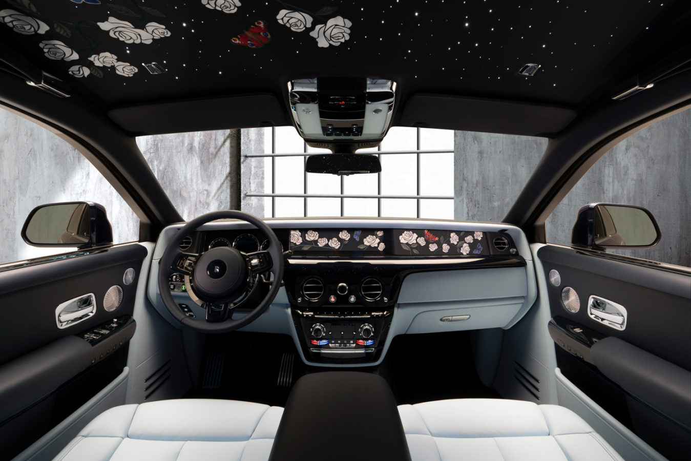 The Rolls-Royce Rose Phantom is inspired by a one-of-a-kind flower