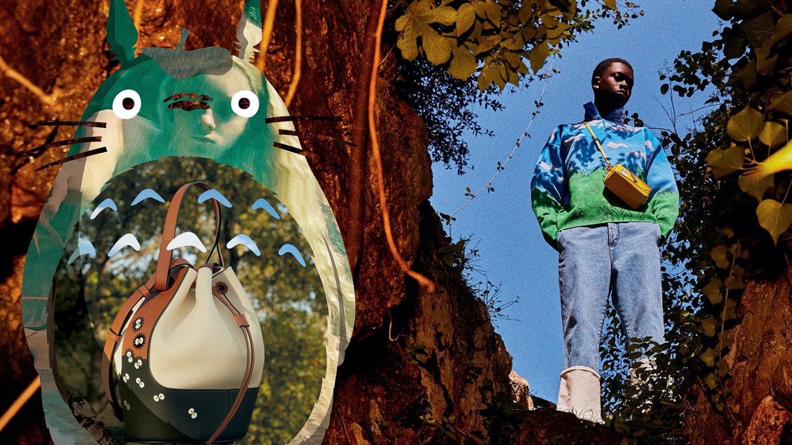 Loewe launches a new capsule collection featuring Studio Ghibli's Totoro