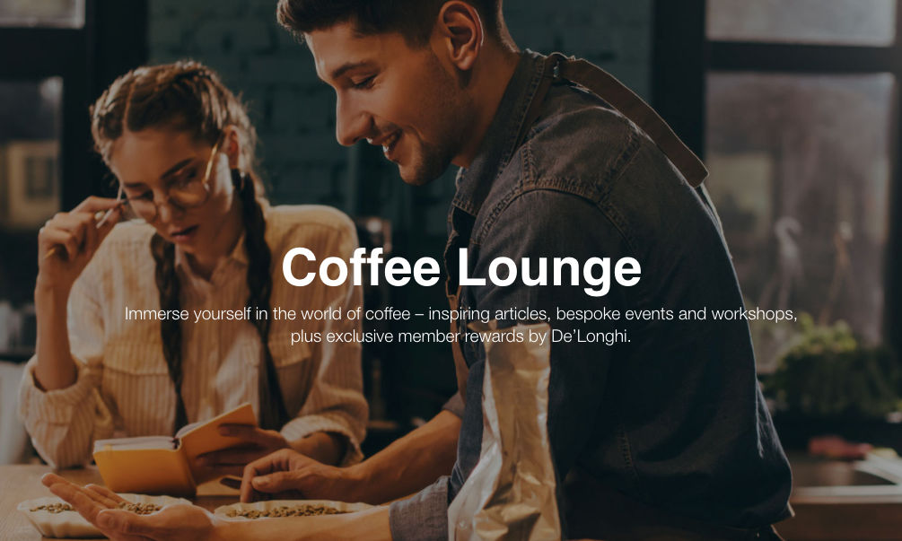 Learn how to brew coffee like a pro at De'Longhi's virtual coffee lounge