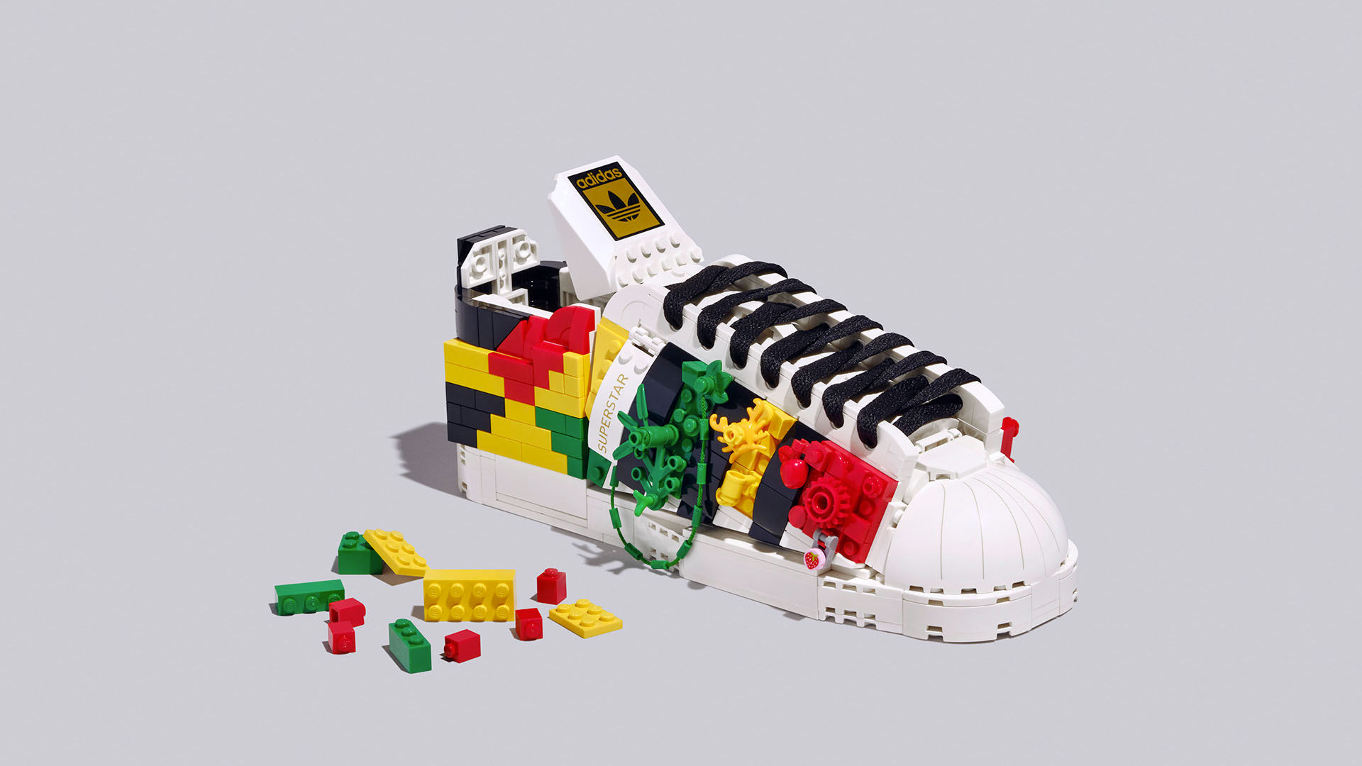 How would you customise the LEGO adidas Originals Superstar sneaker?