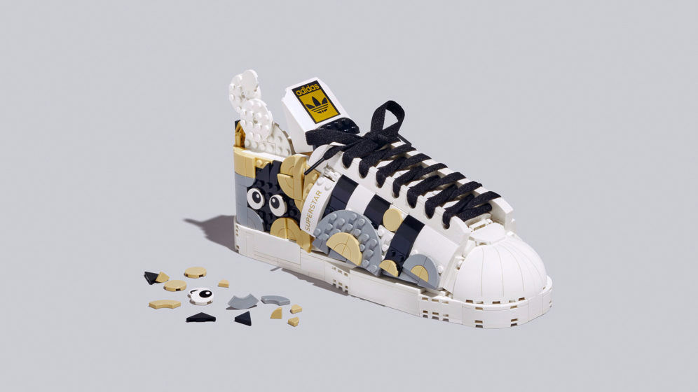 How would you customise the LEGO adidas Originals Superstar sneaker?