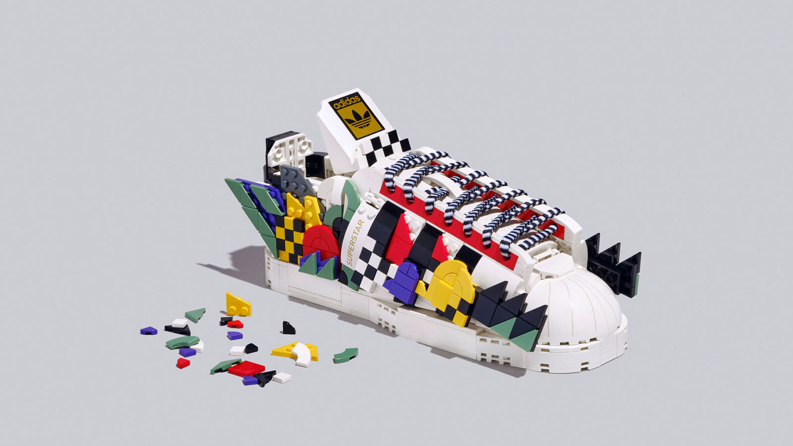 How would you customise the LEGO adidas Originals Superstar sneaker?